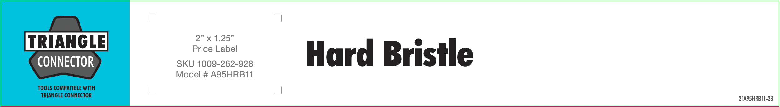 RYOBI TRIANGLE 11IN VORTEX HARD BRISTLE BRUSH – Team TTI POP