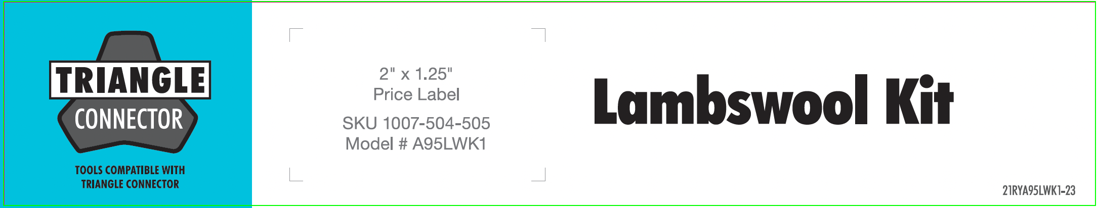 RYOBI TRIANGLE 6IN 2-PIECE LAMBSWOOL KIT – Team TTI POP