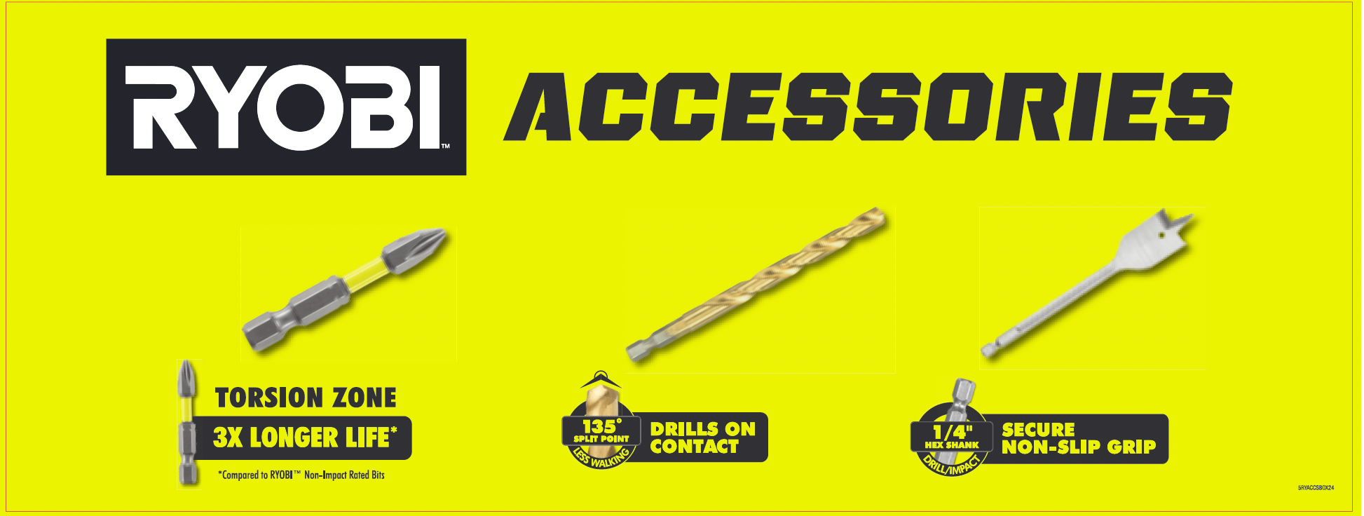 RYOBI ACCESSORY SHADOW BOX HEADER – Team TTI POP