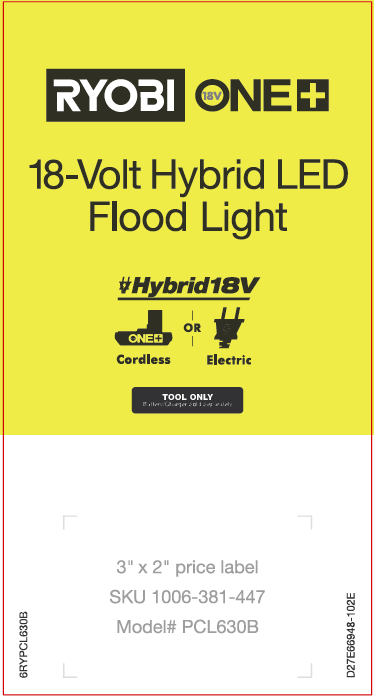 RYOBI ONE+18V HYBRID LED FLOOD LIGHT – Team TTI POP