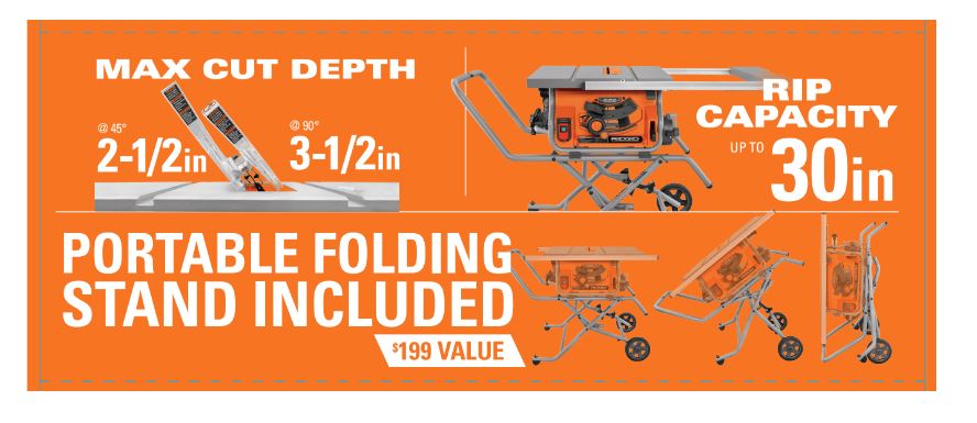 RIDGID R4514 TENT CARD – Team TTI POP