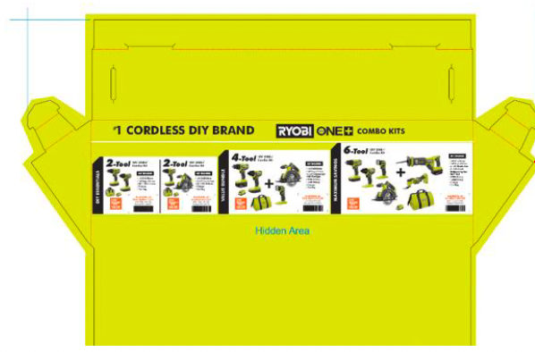 RYOBI Battery Bay Combo Wedge Sign – Team TTI POP